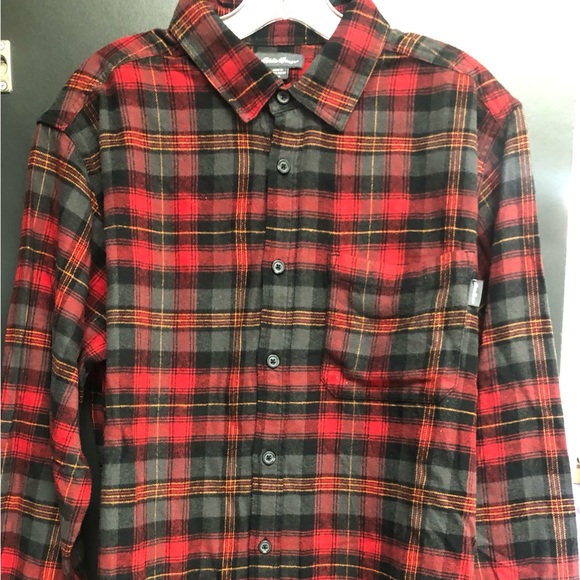 Eddie Bauer | Shirts | Eddie Bauer Plaid Flannel Mens | Poshmark